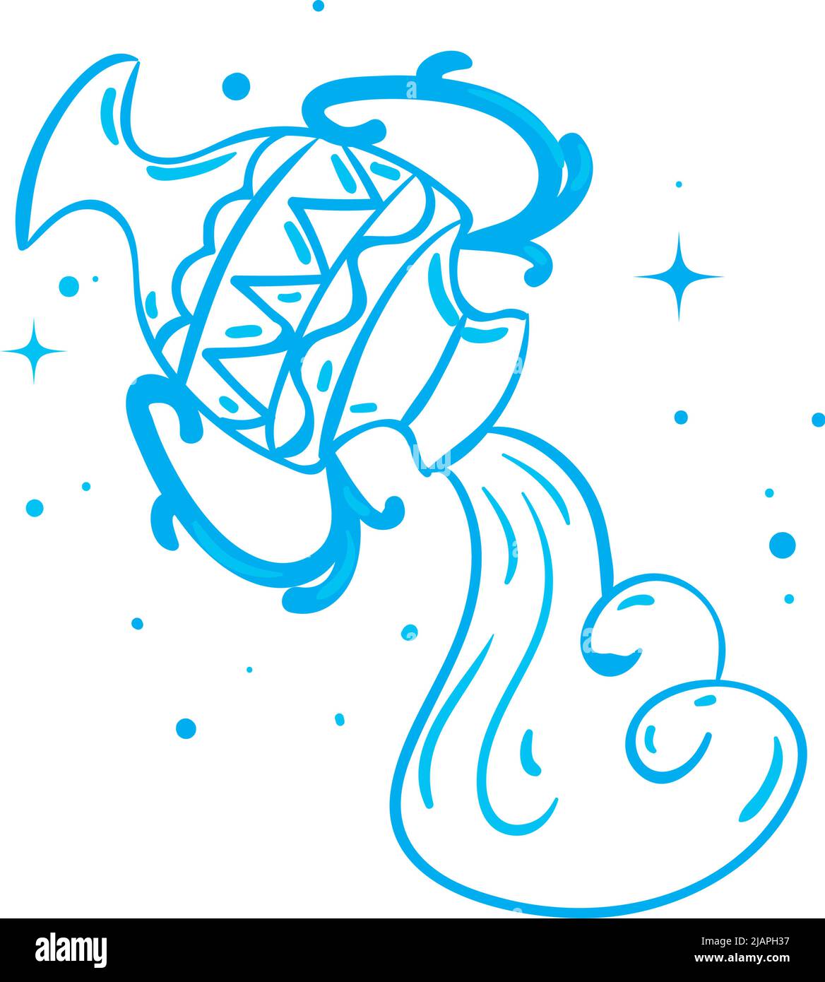 flat aquarium constellation Stock Vector Image & Art - Alamy