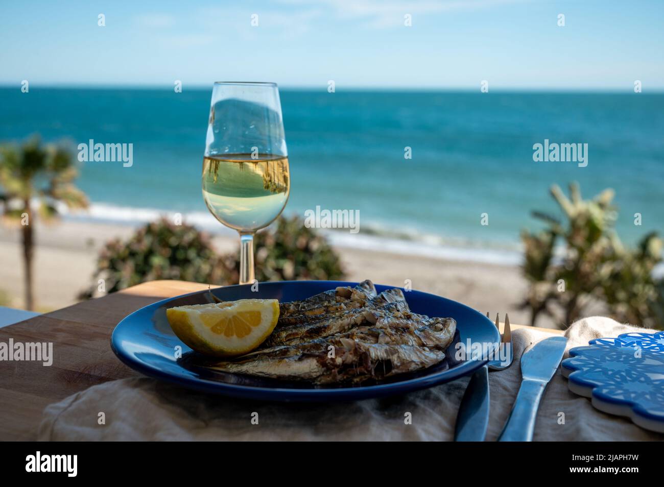 Barbecue sardines wine hi-res stock photography and images - Alamy