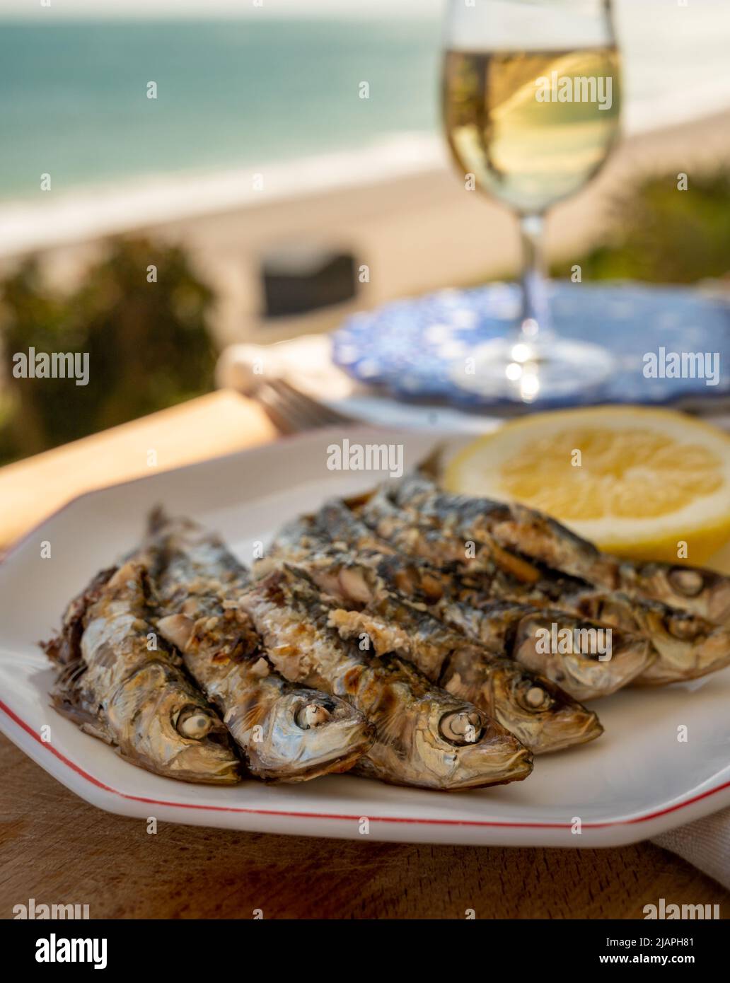 Barbecue sardines wine hi-res stock photography and images - Alamy
