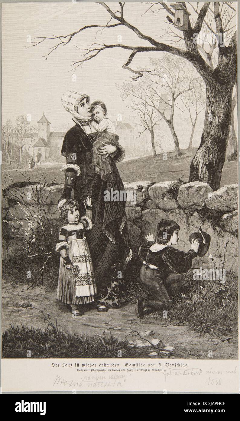 The arrival of spring according to the painting of Robert J. Beyschlag ...