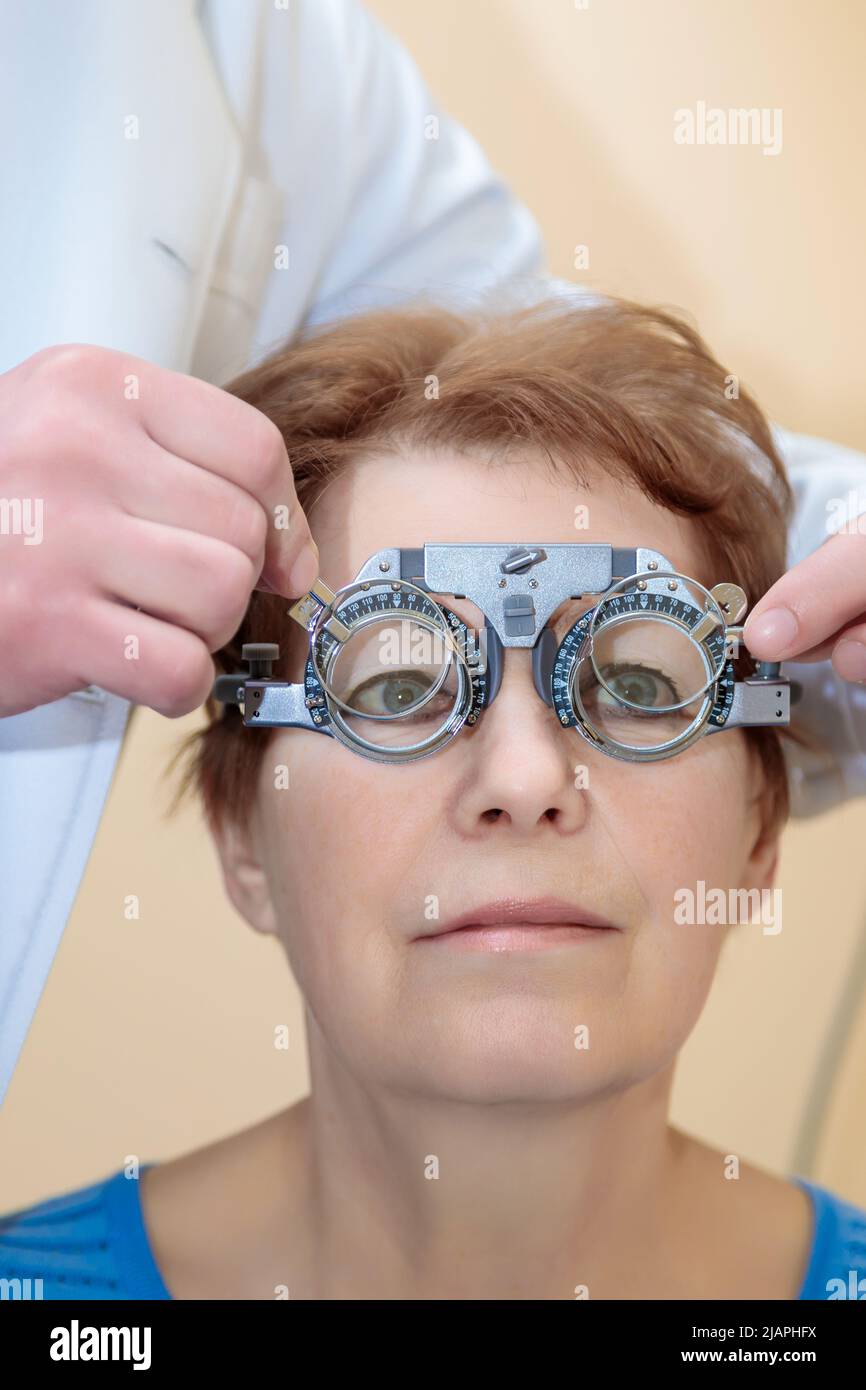 Trial frame hi-res stock photography and images - Alamy