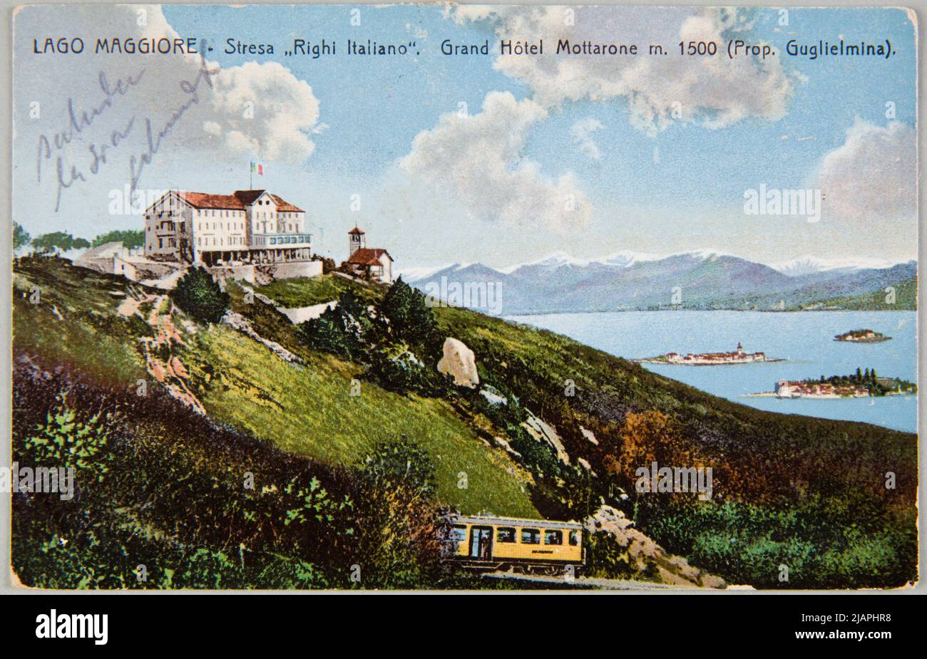 Lake Maggiore Stresa Righi Italian. Grand Hotel Mottarone Grisoui ...