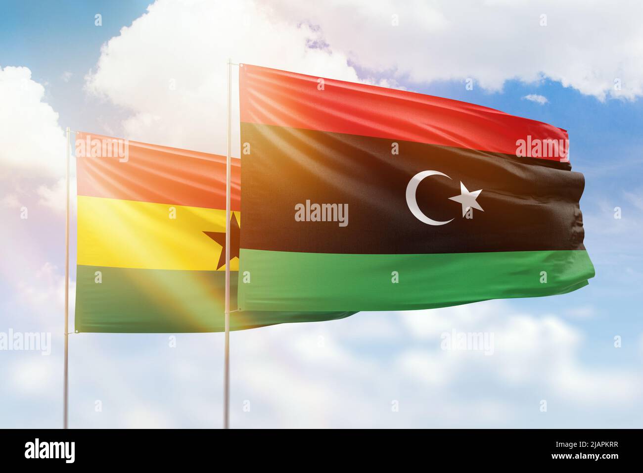 National flags of ghana hi-res stock photography and images - Alamy