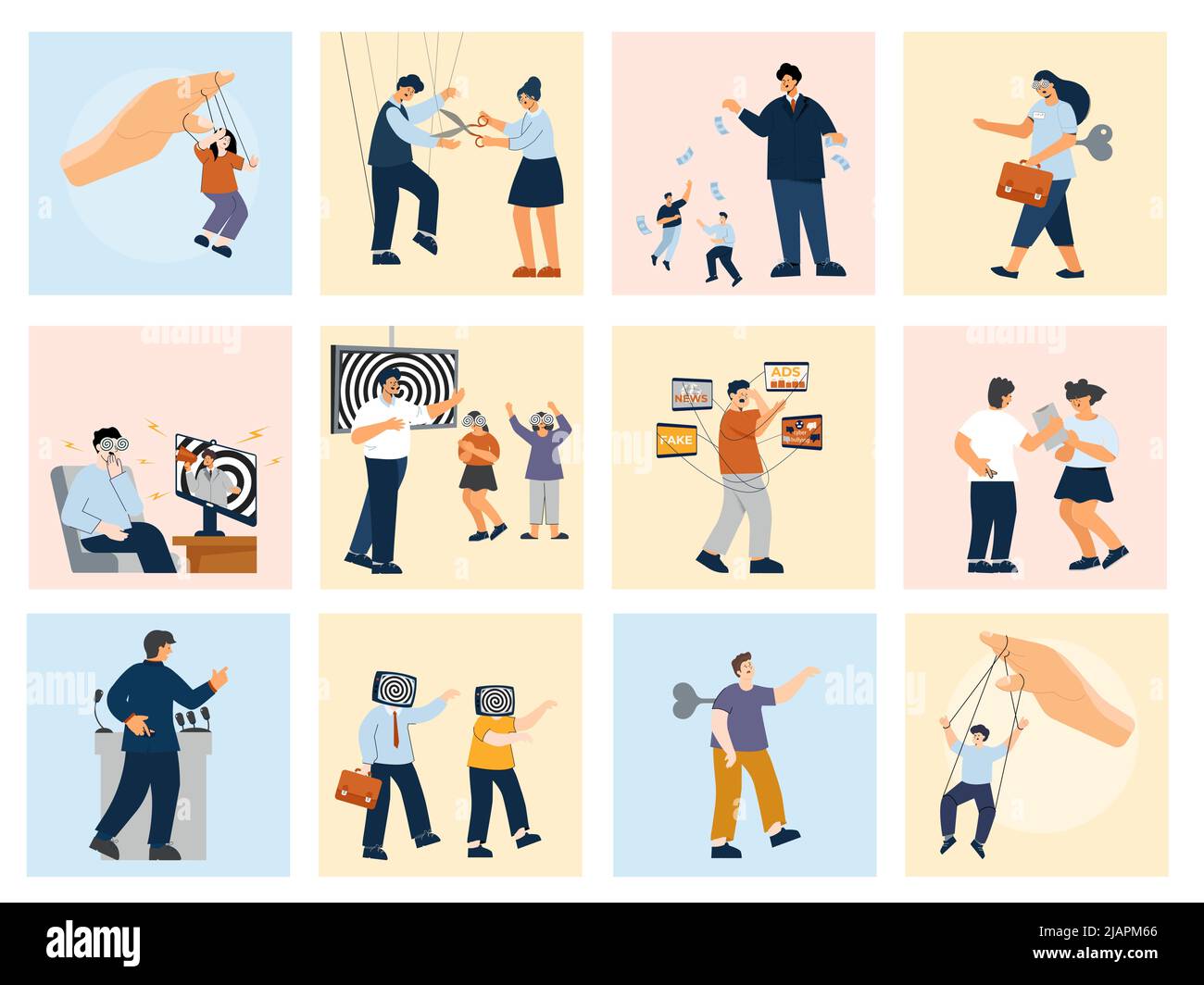 Social emotion manipulation hi-res stock photography and images - Alamy