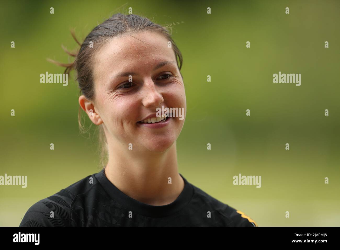 England’s Lotte Wubben-Moy during a training session at St George's ...