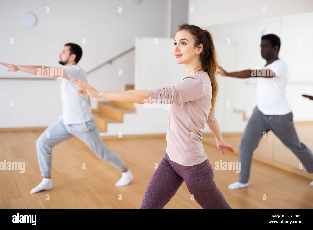 Woman performer practicing dancing in hi-res stock photography and ...
