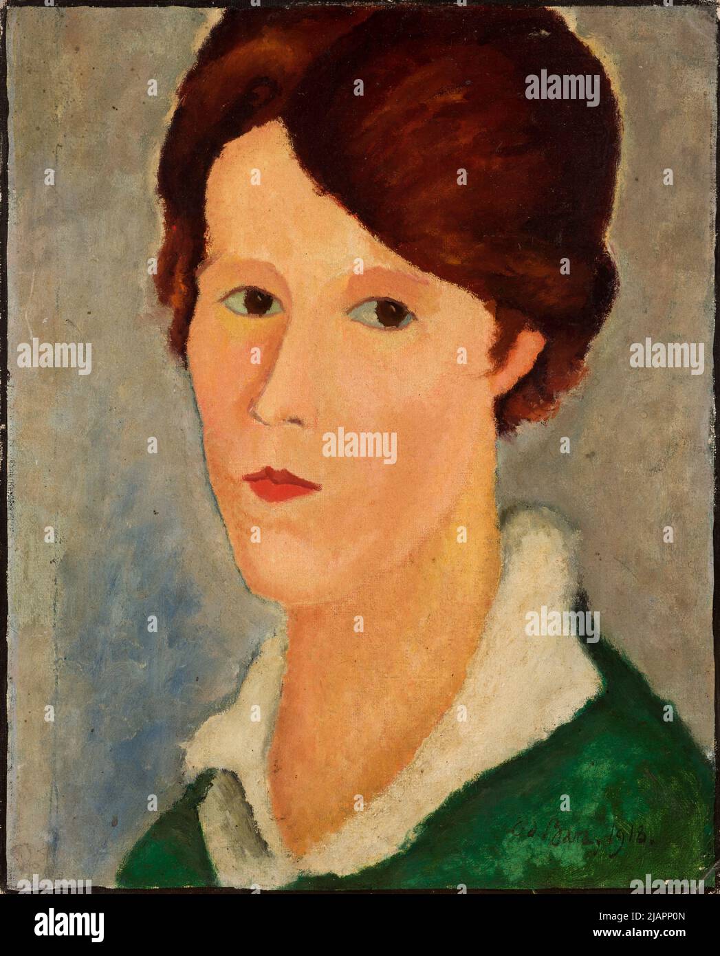 Portrait of Róża Aleksandrowicz Study of the Head Baranowski, Edward ...