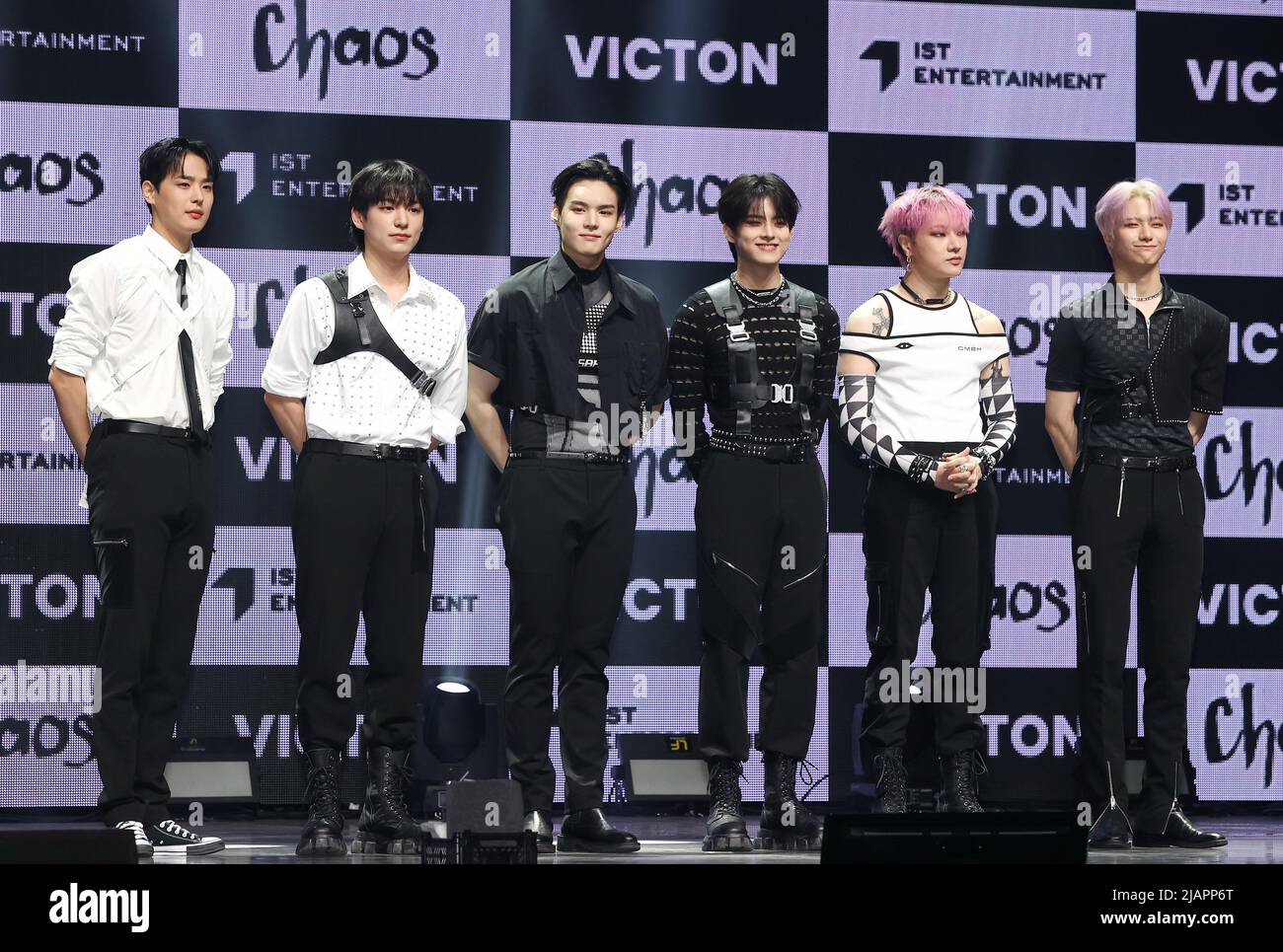 Seoul, South Korea, 01st June, 2022. S. Korean boy group Victon South ...