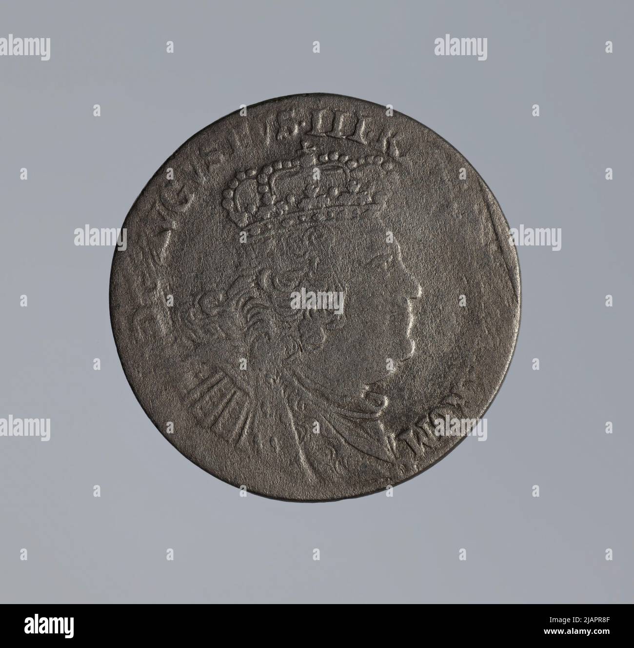 False Coin, Crown Six Groschen, Augustus III SAS (1733 1763 Stock Photo ...