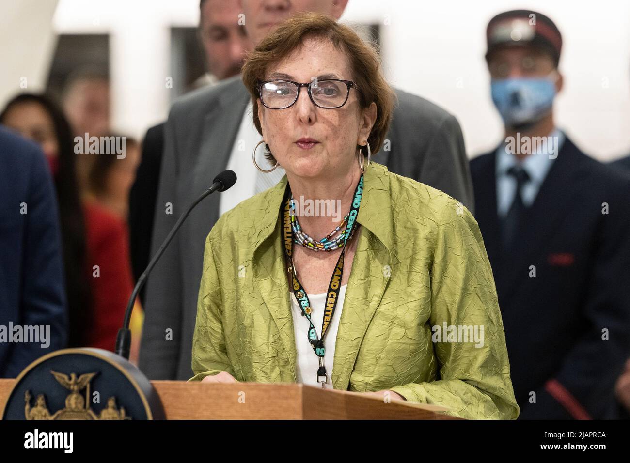 New York, New York, USA. 31st May, 2022. Metro-North President and Long ...