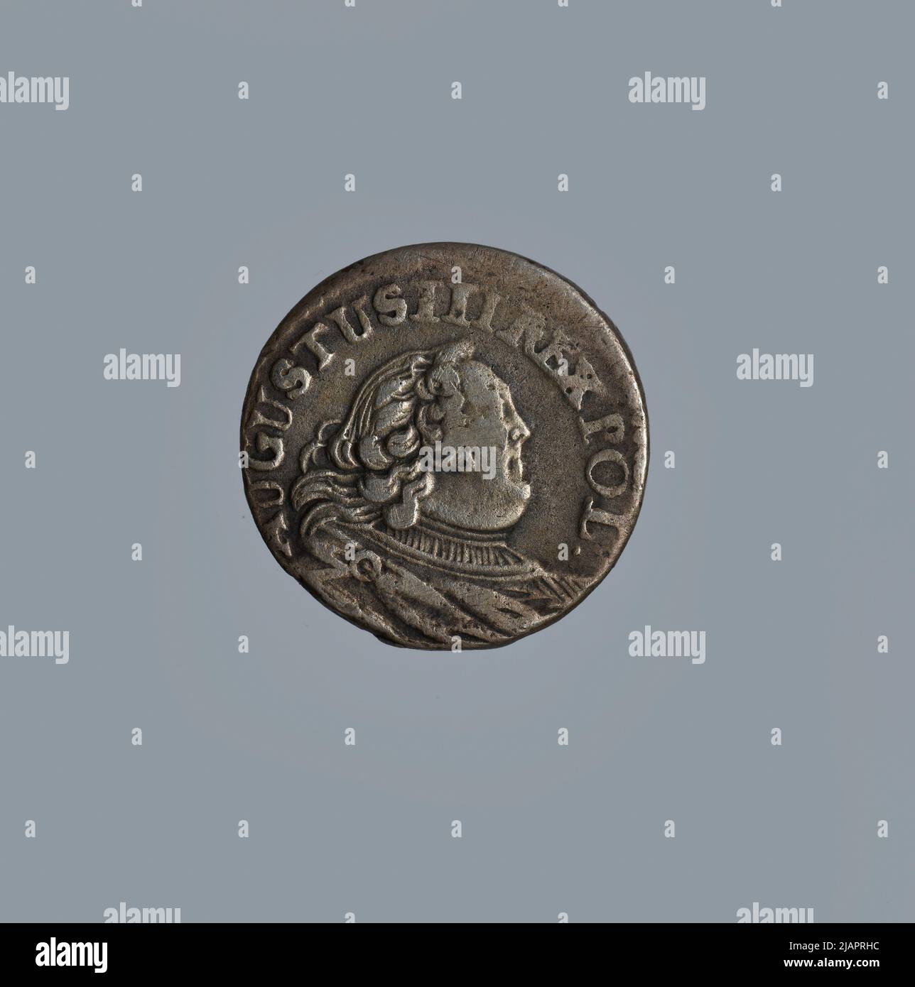 False coin, crown shilIIng, 1750, Augustus III Sas (1733 1763 Stock ...
