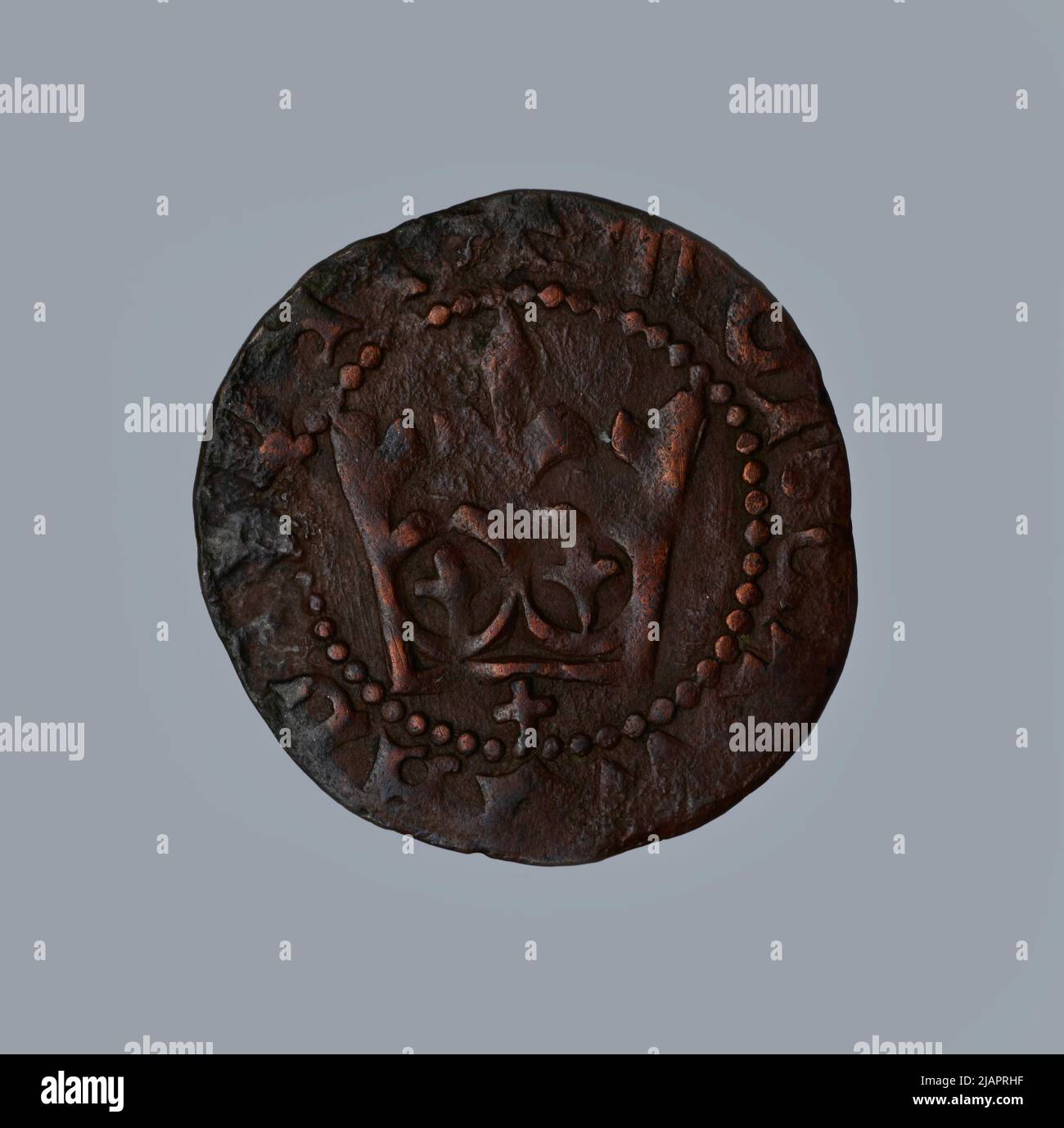 False Coin, 1/2 Crown Groschen, Ladislaus Jagiello (1386 1434 Stock ...