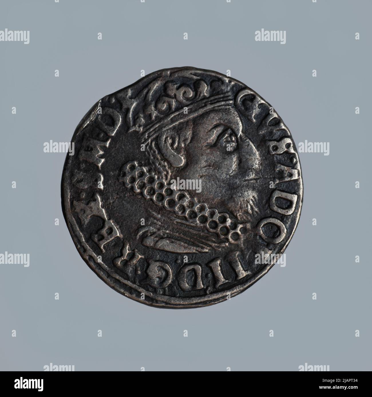 False Coin, Elbląg Three Groschen, 1632 Stock Photo - Alamy