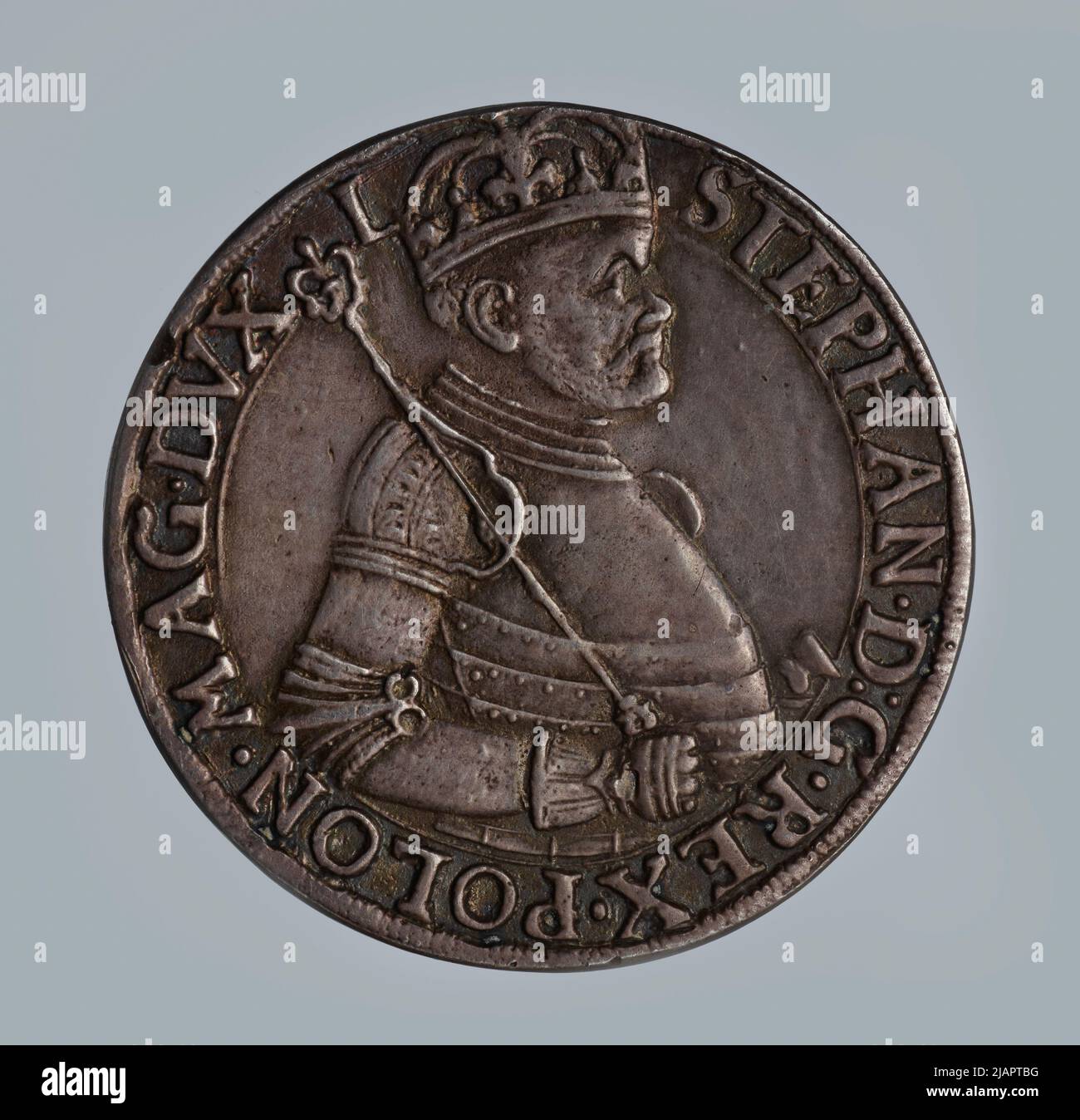 False Coin, Taler 1585, Stephen Bathory (1571 1586 Stock Photo - Alamy