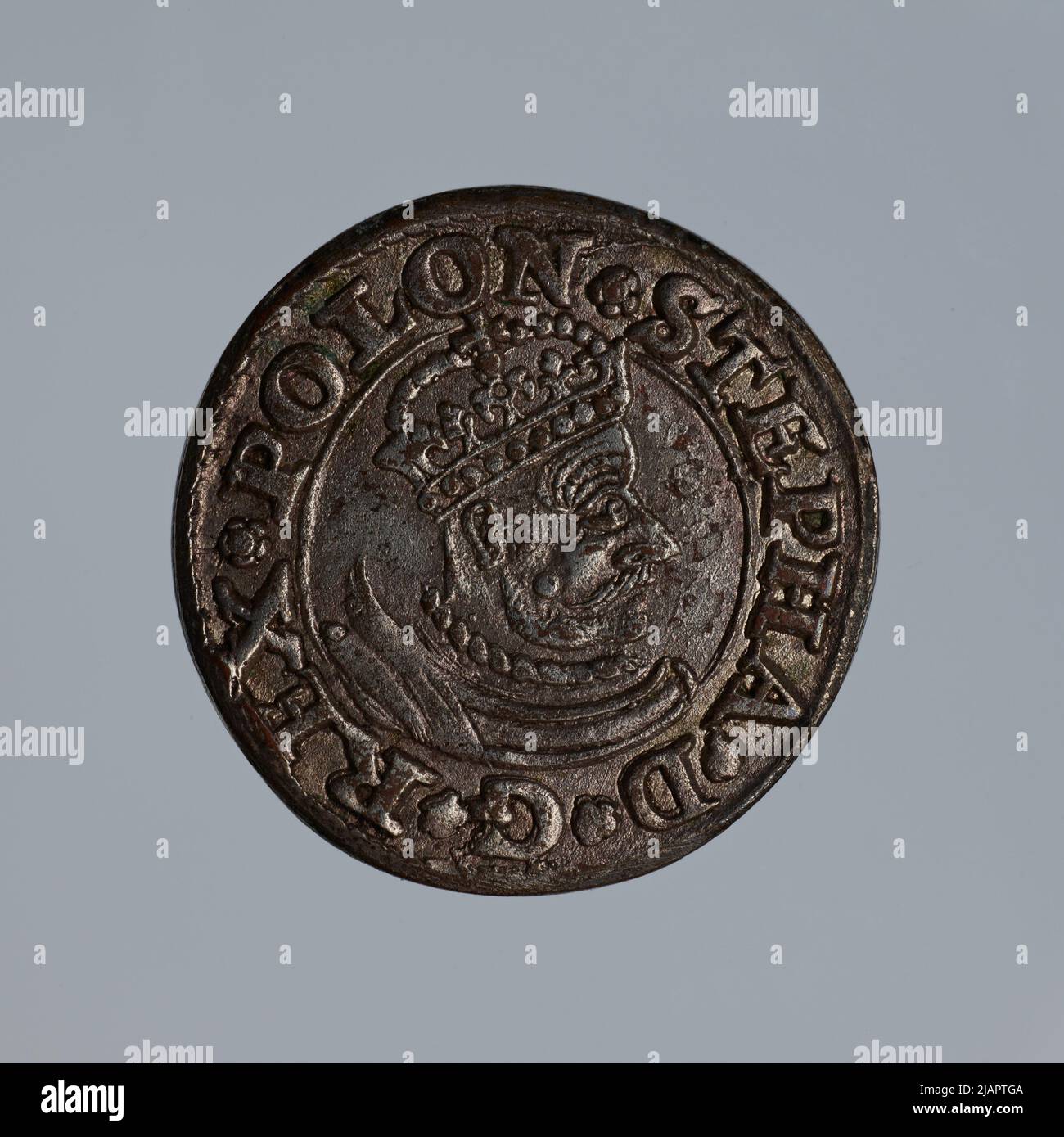 False Coin, Crown Three Groschen, 1580, Stephen Bathory (1571 1586 ...