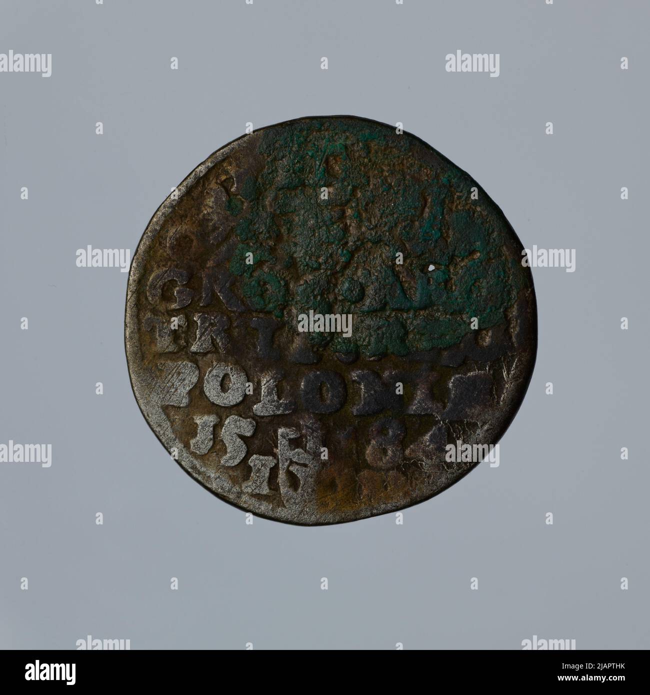 False Coin, Crown Three Groschen, 1584, Stephen Bathory (1571 1586 ...