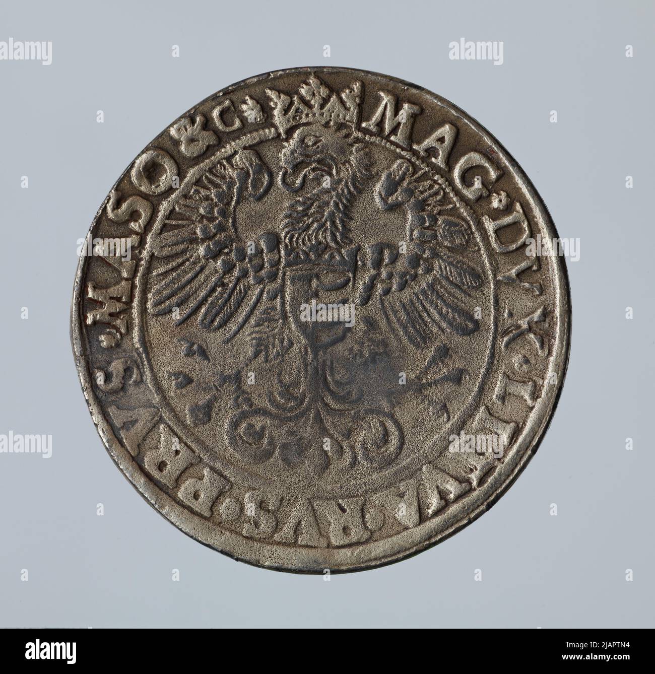 False coin, 2 crown talers, Stephen Bathory (1571 1586 Stock Photo - Alamy