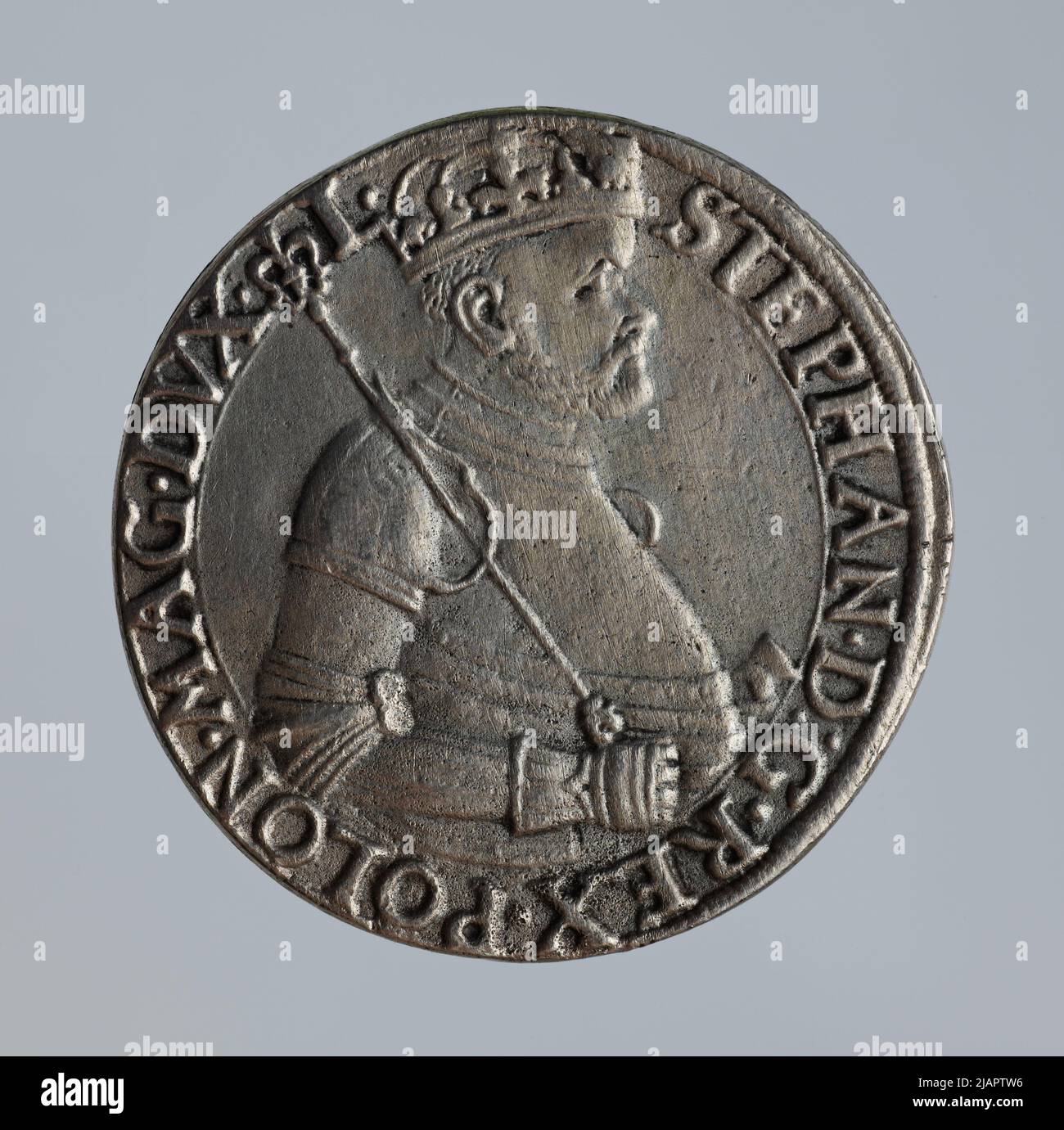 False Coin, Taler 1585, Stephen Bathory (1571 1586 Stock Photo - Alamy