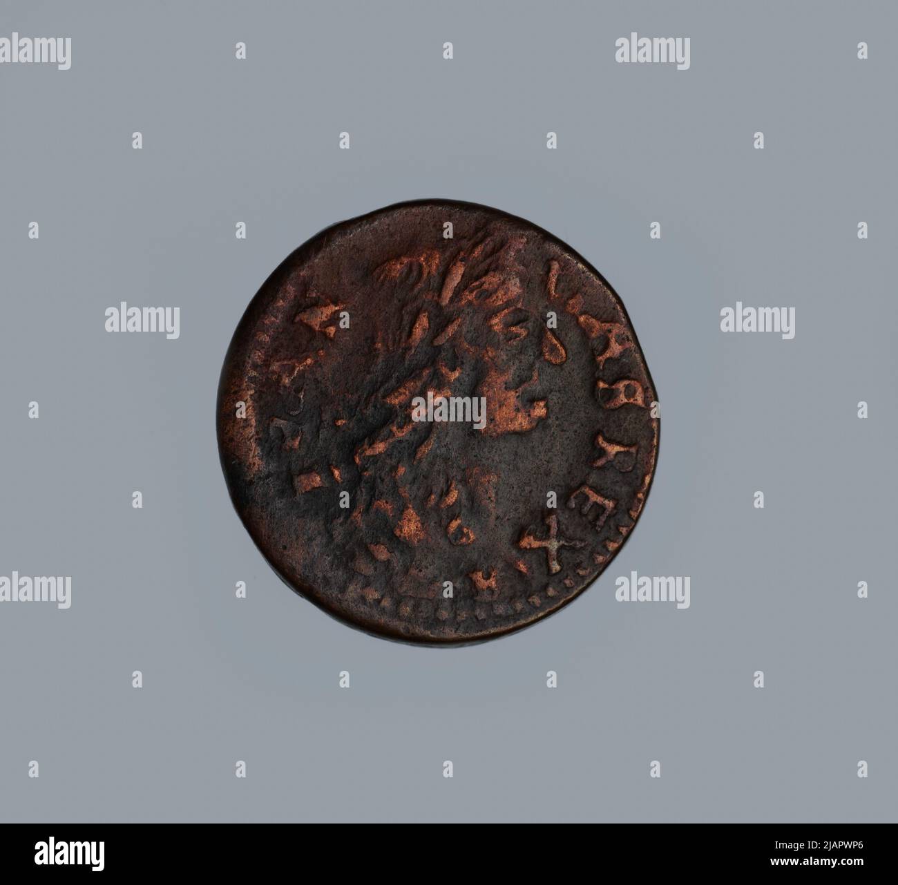 False coin, IIthuanian shilIIng, 1666, John II Casimir (1649 1668 Stock ...