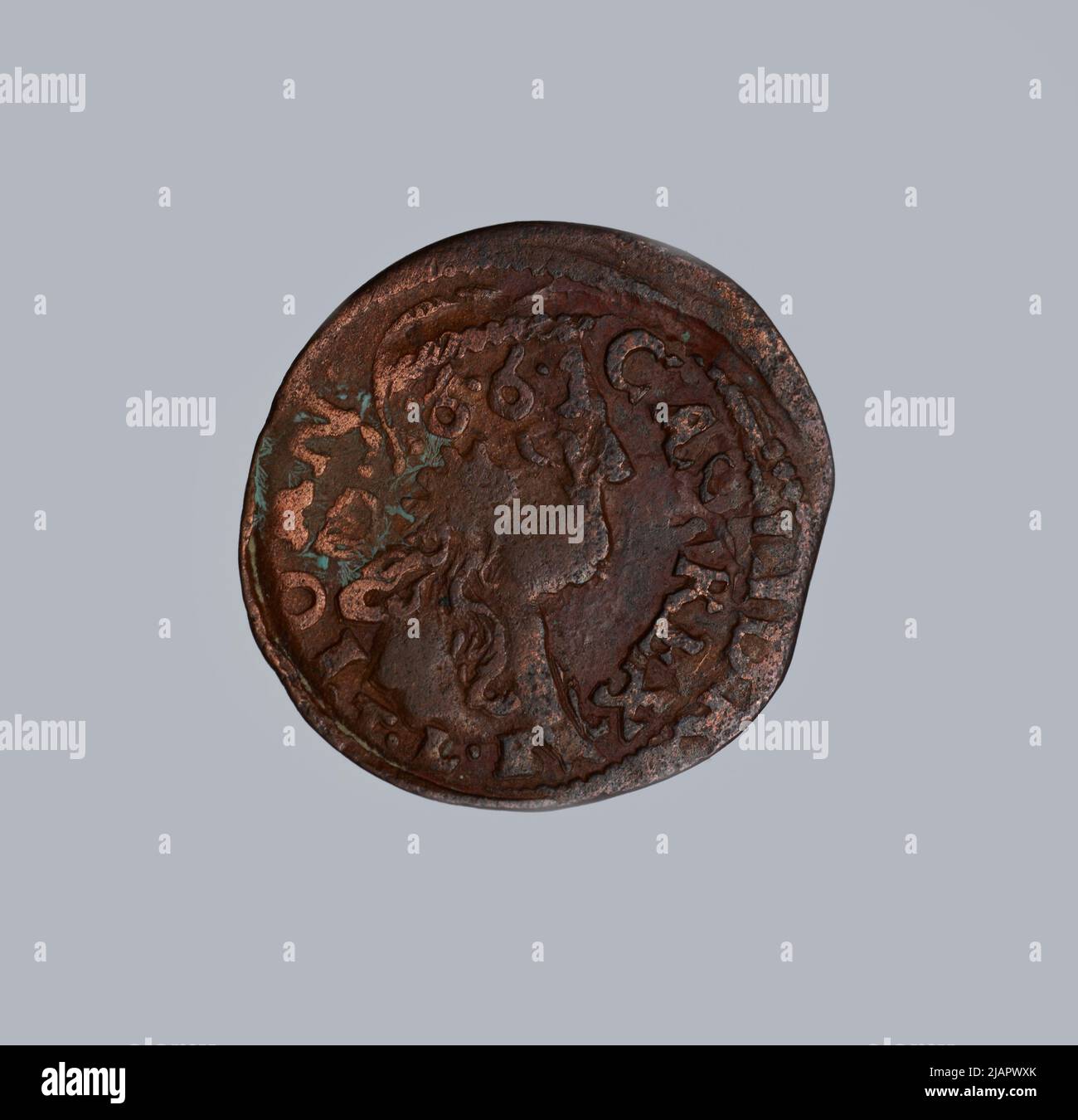 False coin, crown shilIIng, John II Casimir (1649 1668 Stock Photo - Alamy