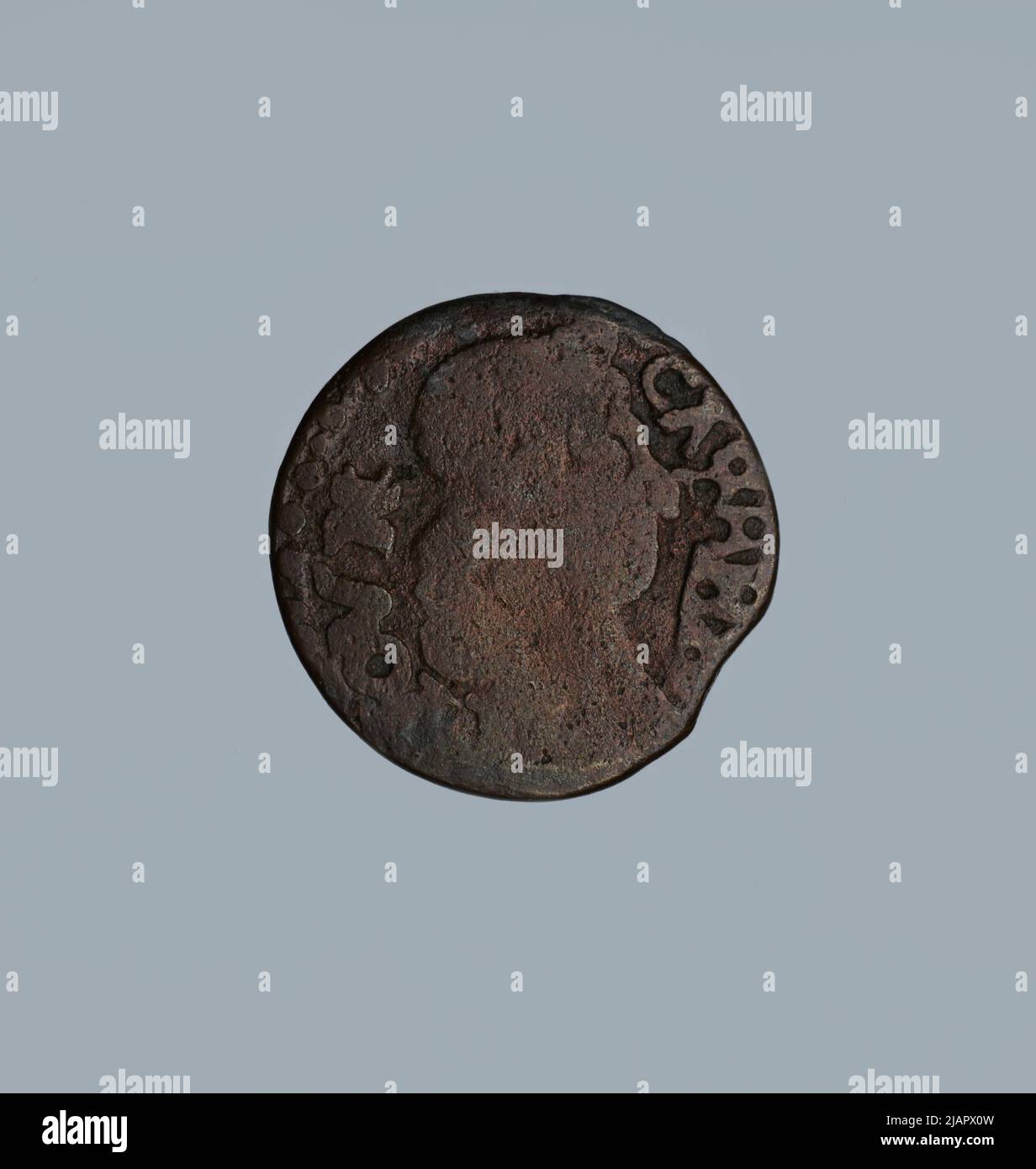 False coin, IIthuanian shilIIng, John II Casimir (1649 1668 Stock Photo ...