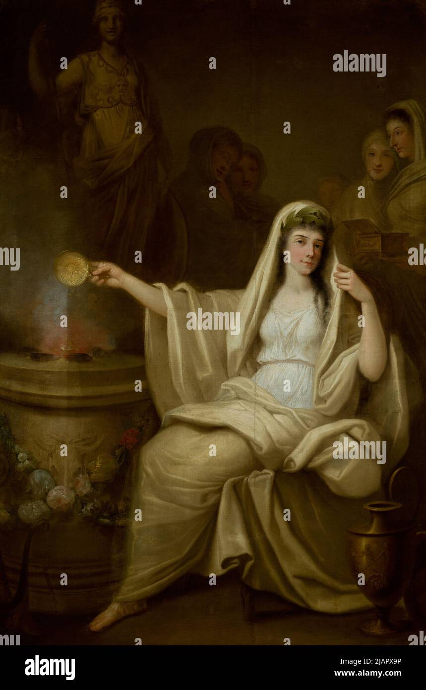 Offering of a Vestal Smuglewicz, Franciszek (1745 1807 Stock Photo - Alamy