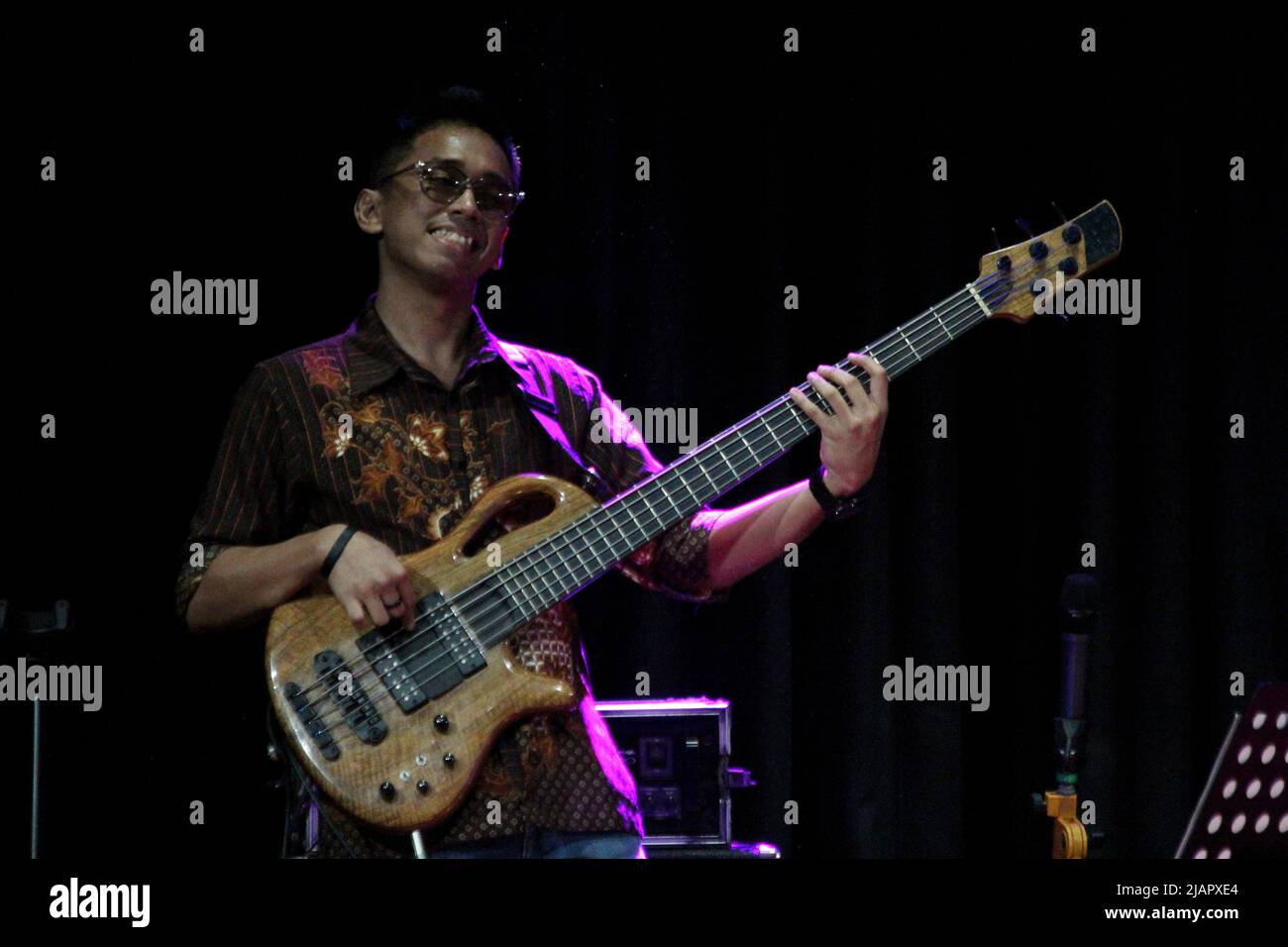 Dutch saxophonist Jasper Blom and jazz trio Kelapa Muda perform ...