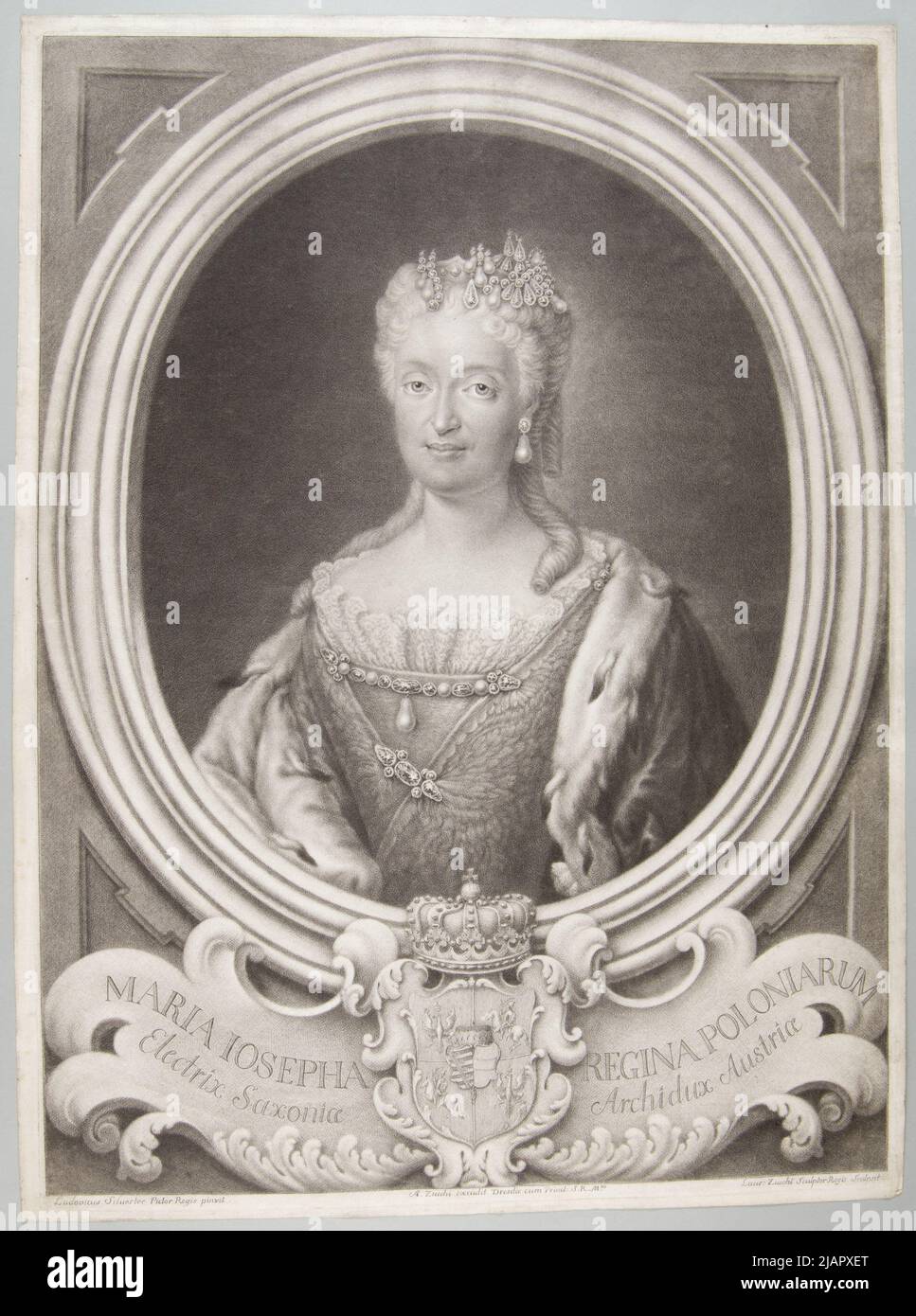 Maria Józef (1699 1757) Queen of Poland, wife of August III Zucchi ...