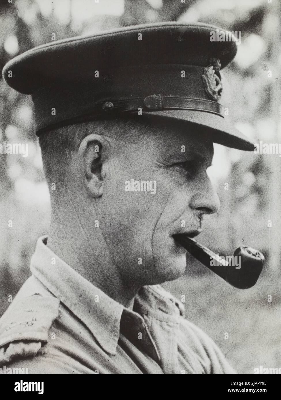 Major-General Cyril Clowes, Commander of the Australian Forces in the ...