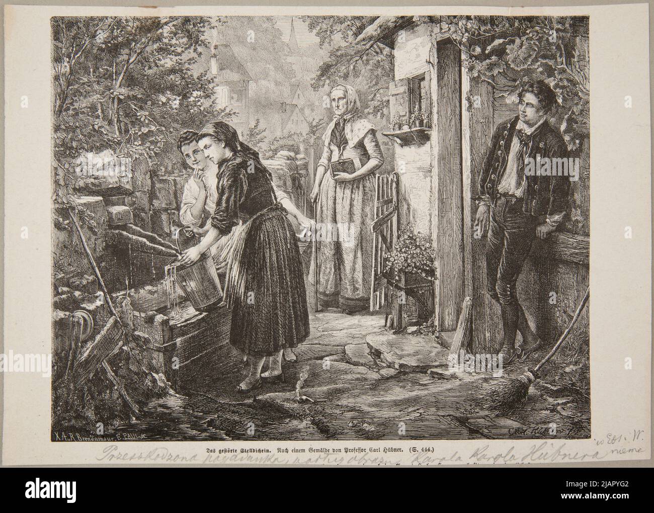 A disturbed meeting according to the picture of Carl Hübner. A clip ...