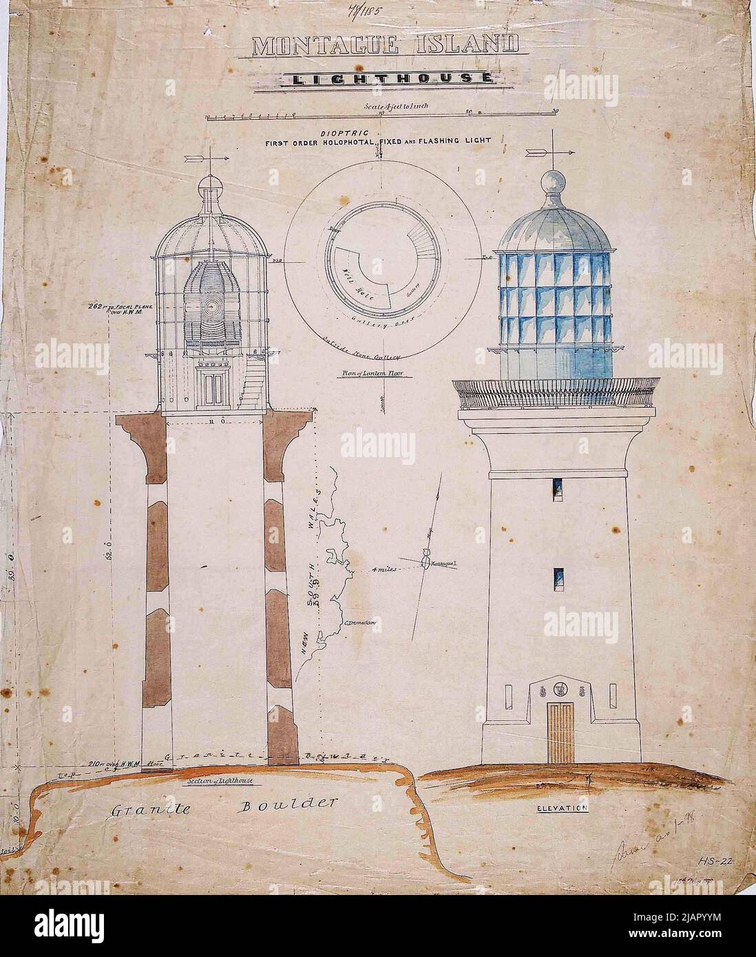 Montague Island Lighthouse: First Order Dioptric Holophotal Fixed and ...