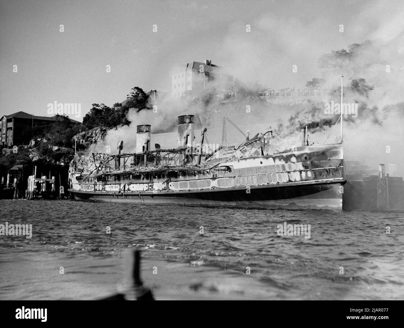 1936 ferry fire hi-res stock photography and images - Alamy