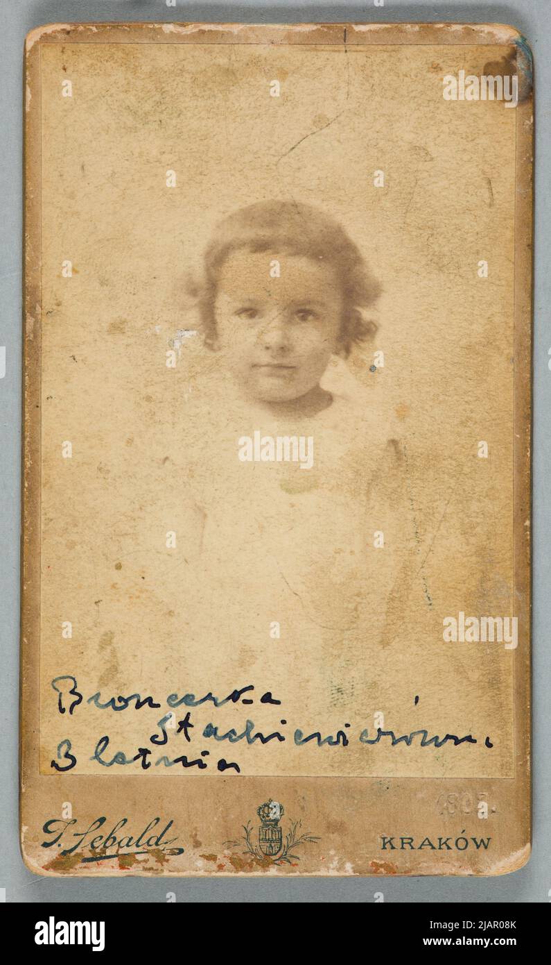 Stachiewicz Bronia Daughter of Bronisława and Piotr Stachiewicz. Sebald ...