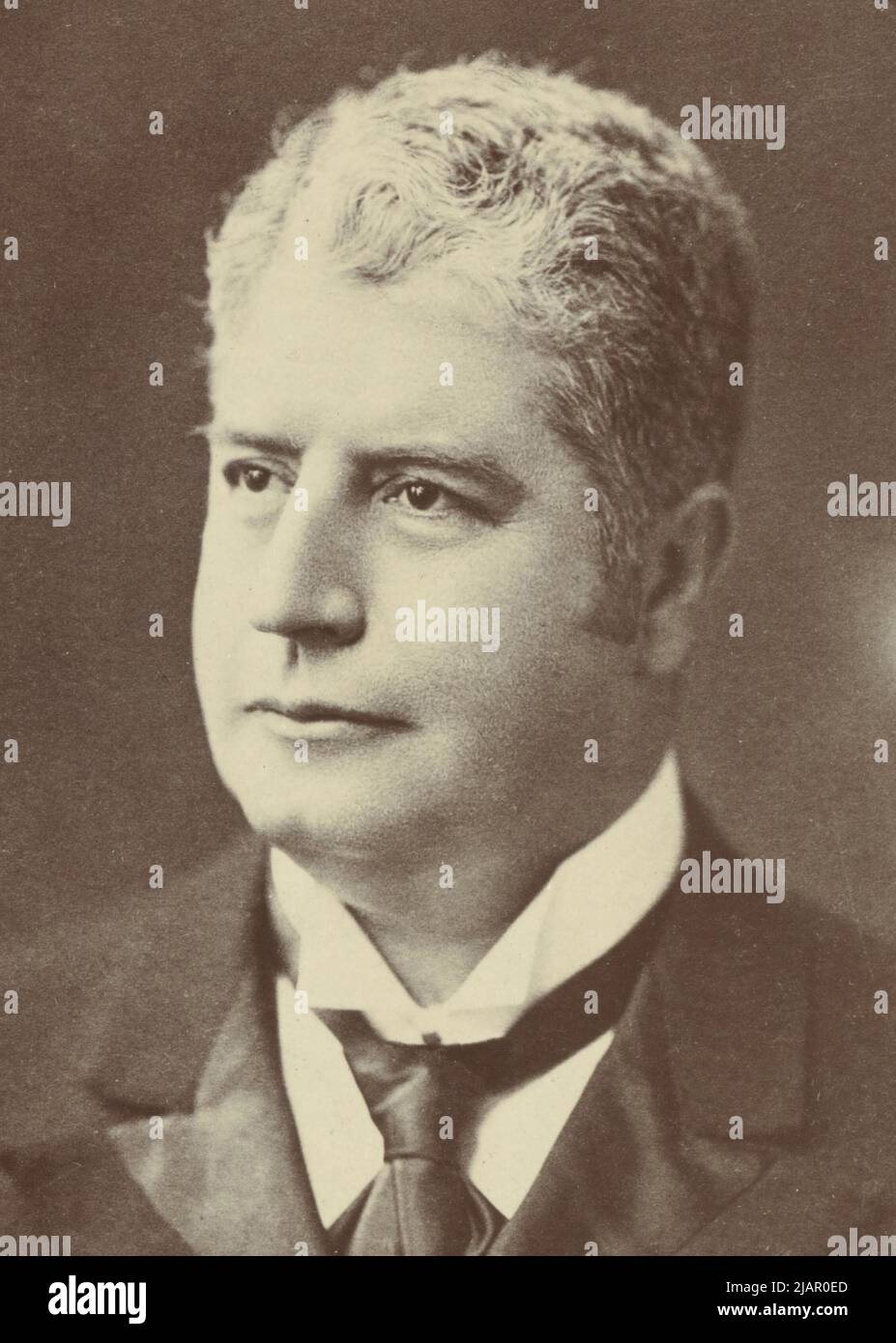 Australian politician Edmund Barton at the 1898 Australasian Federal ...