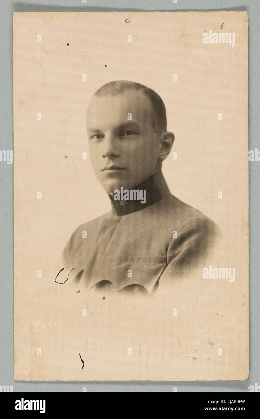 Stachiewicz Piotr younger son of the artist in the uniform of the ...