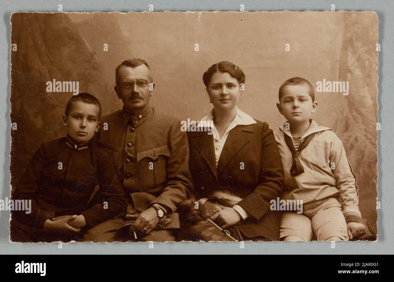 Fiszer Jan, Cousin Bronisława Stachiewiczowa with His Wife Zuzanna Née ...