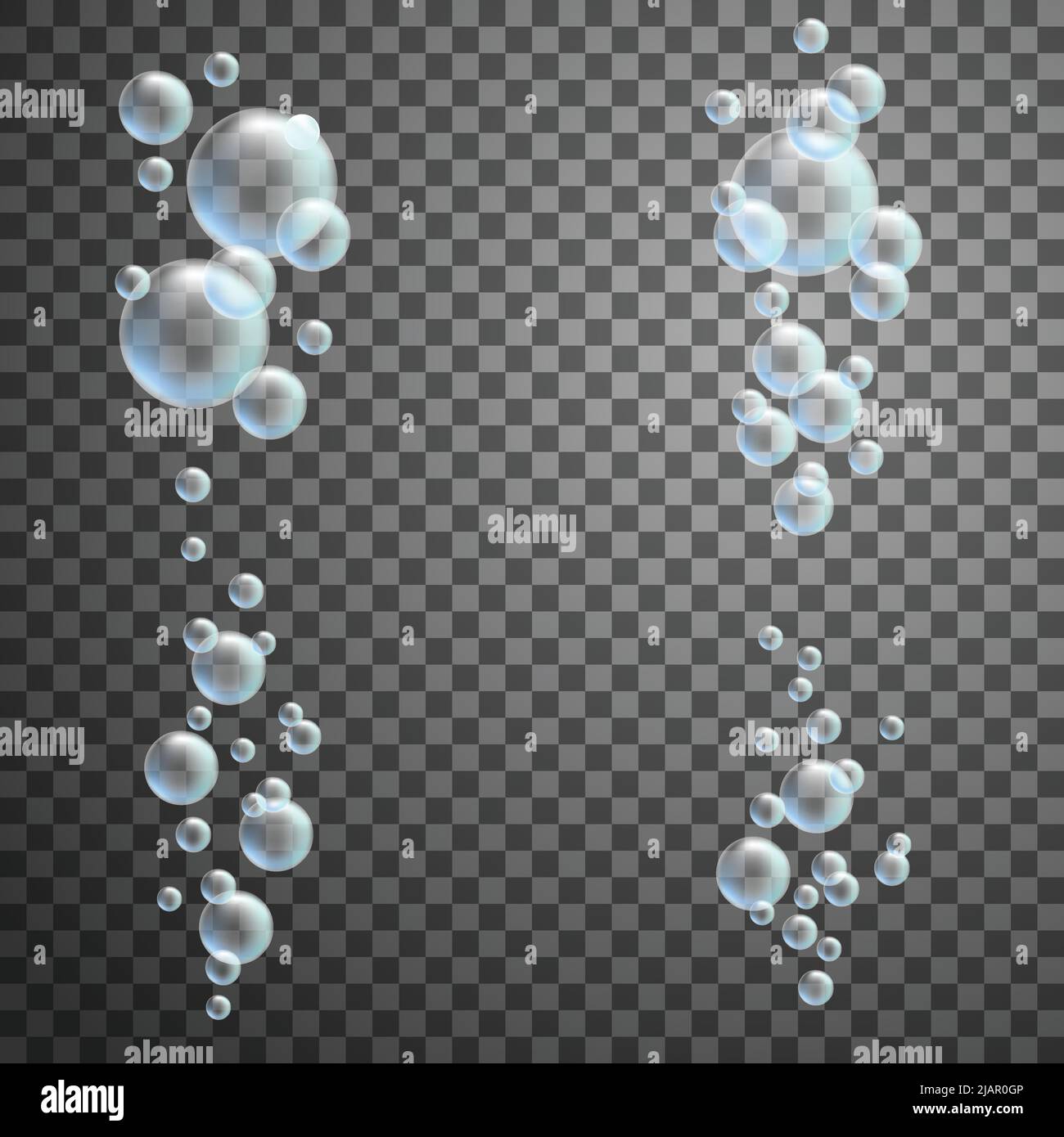 Fizzy bubbles. Set of vector elements Stock Vector Image & Art - Alamy