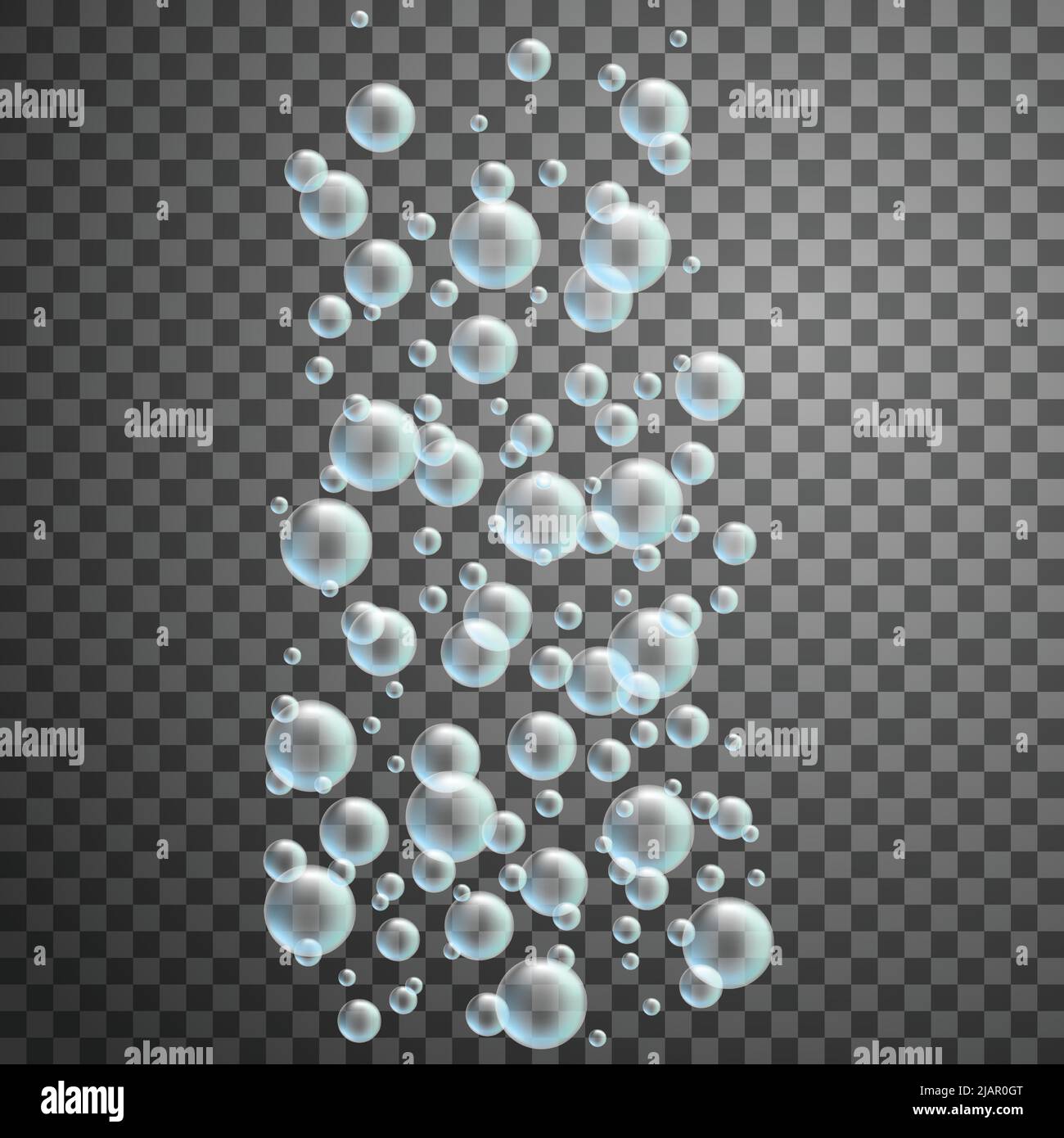 Fizzy bubbles. Isolated vector illustration Stock Vector Image & Art ...