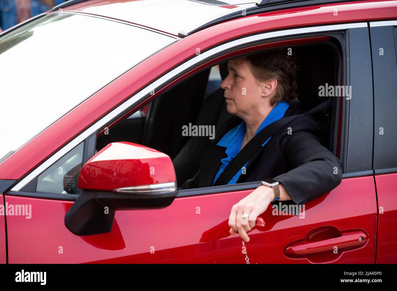 Fairfax County Judge Penney Azcarate arrives at the Fairfax County ...
