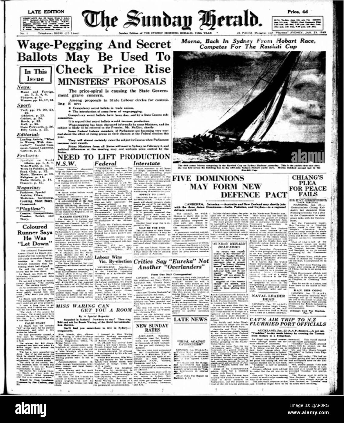 Australia newspaper front page hi-res stock photography and images - Alamy