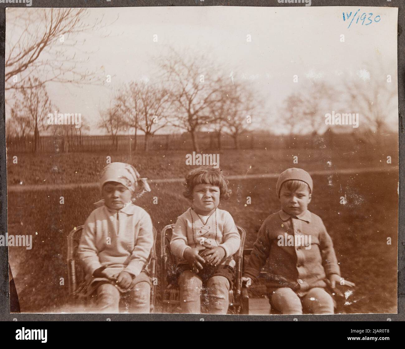 Three children including Stachiewicz Bronia and Roman Jun against the ...