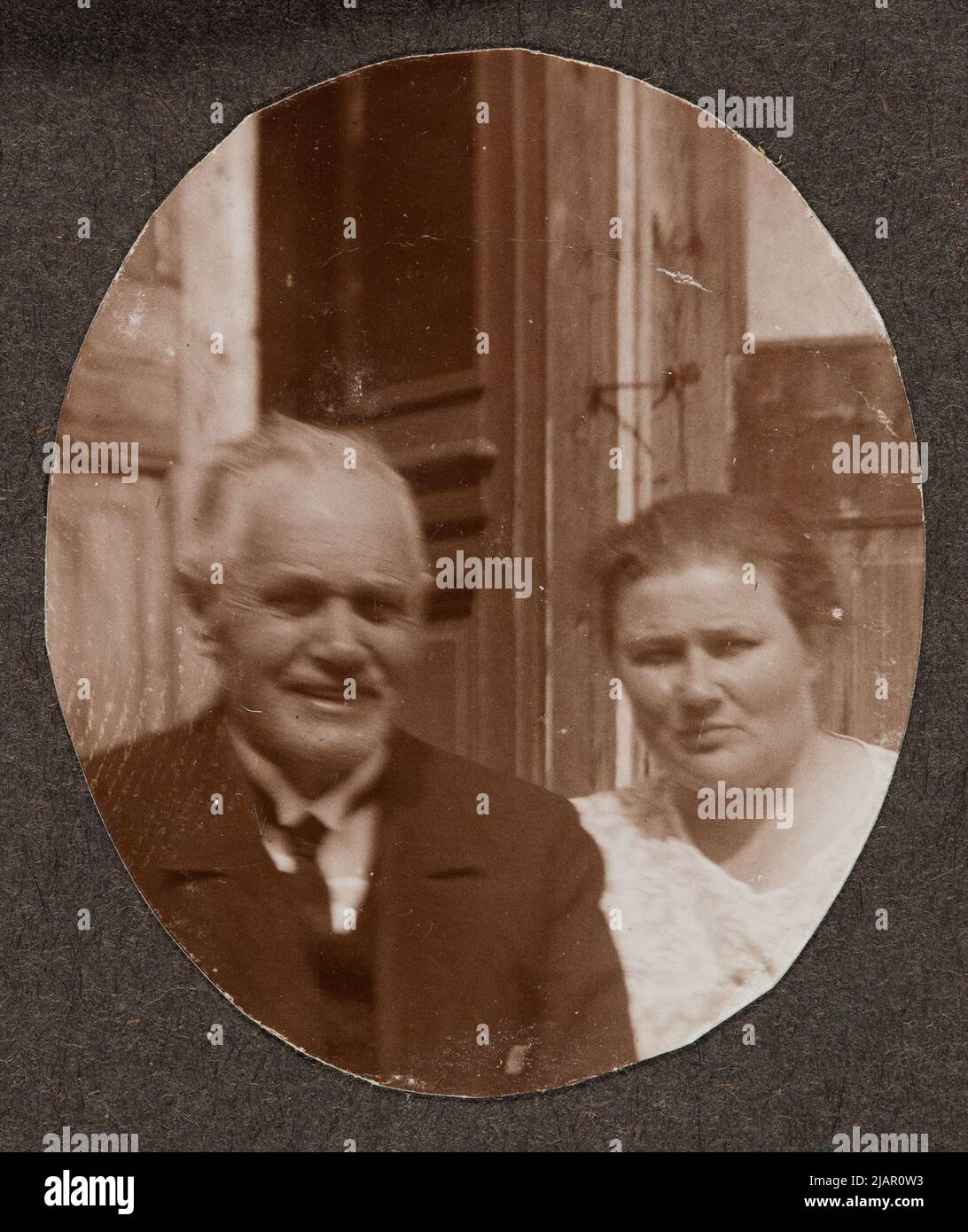 Feliks Borowski with his daughter Helena, wife of Roman Stachiewicz ...