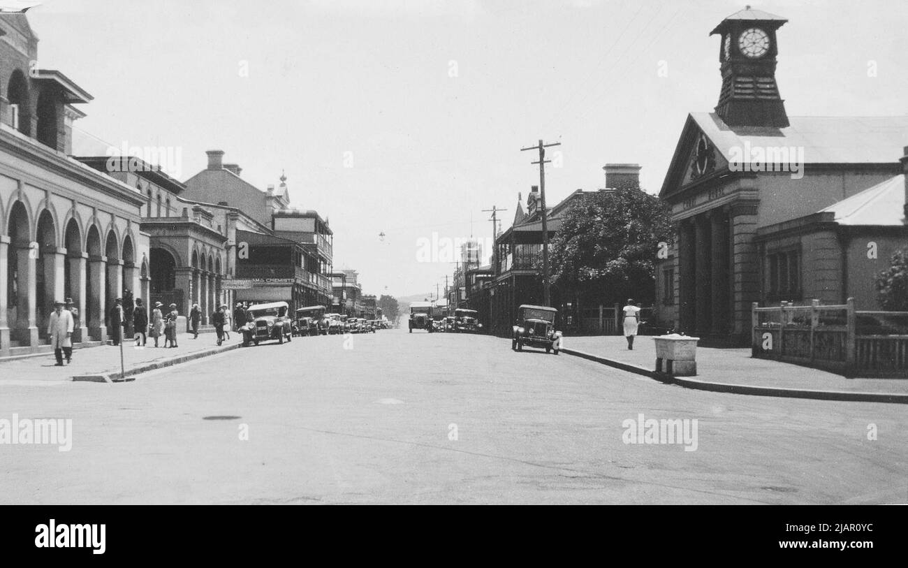 Street scene in Armidale, New South Wales (1931 Stock Photo - Alamy