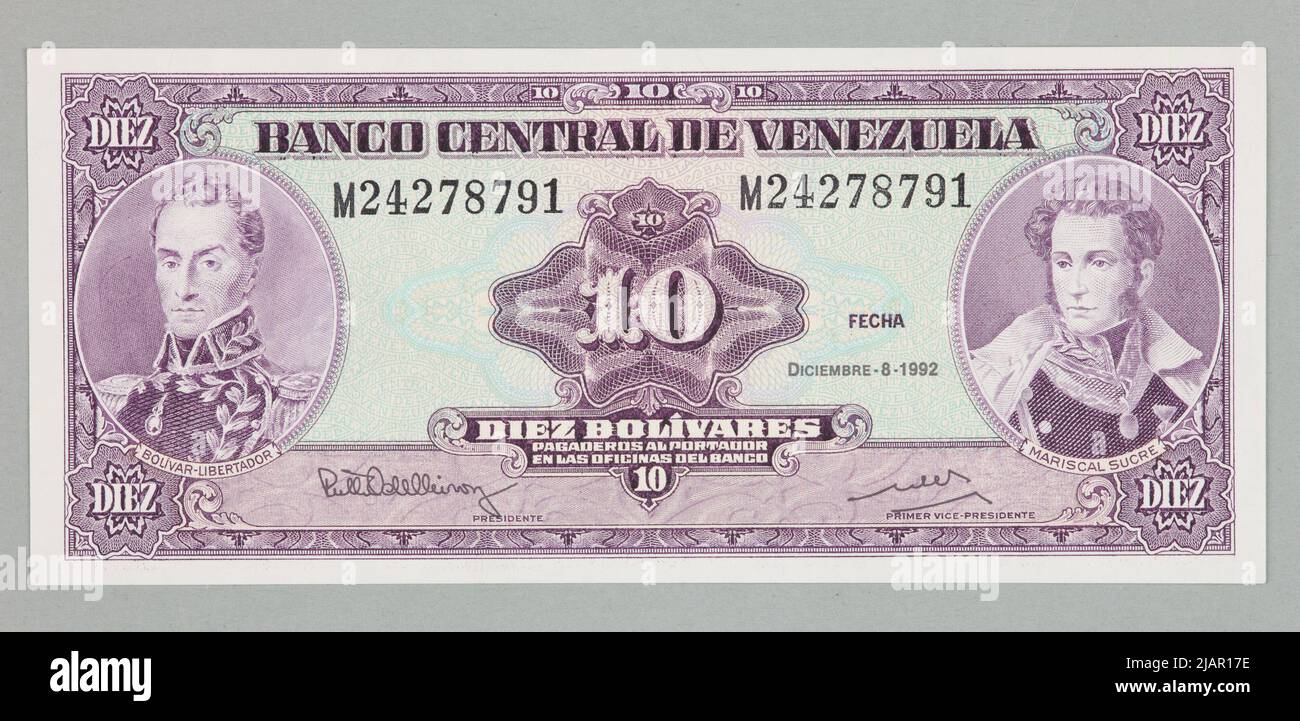 Venezuela banknote hi-res stock photography and images - Alamy