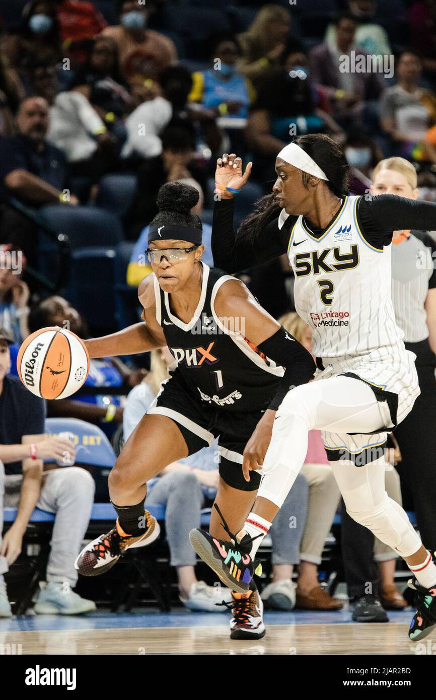 Chicago, United States. 31st May, 2022. Diamond DeShields (1 Phoenix ...