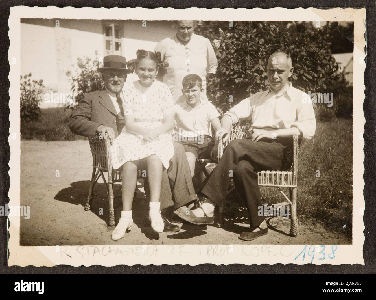 Stachiewicz Roman Sen. With children Bronisława and Roman Jun. and prof ...