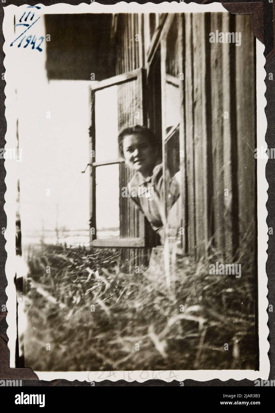 Stachiewiczówna Bronisława in Czajkowa included in the bust looking ...