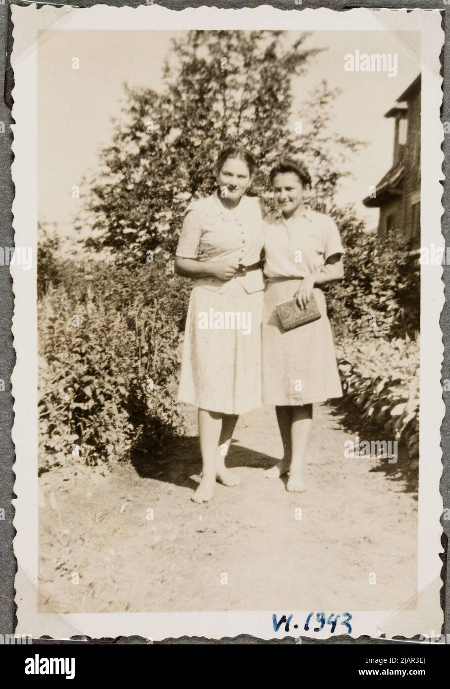 Stachiewiczówna Bronisława in the company of a young woman on the ...