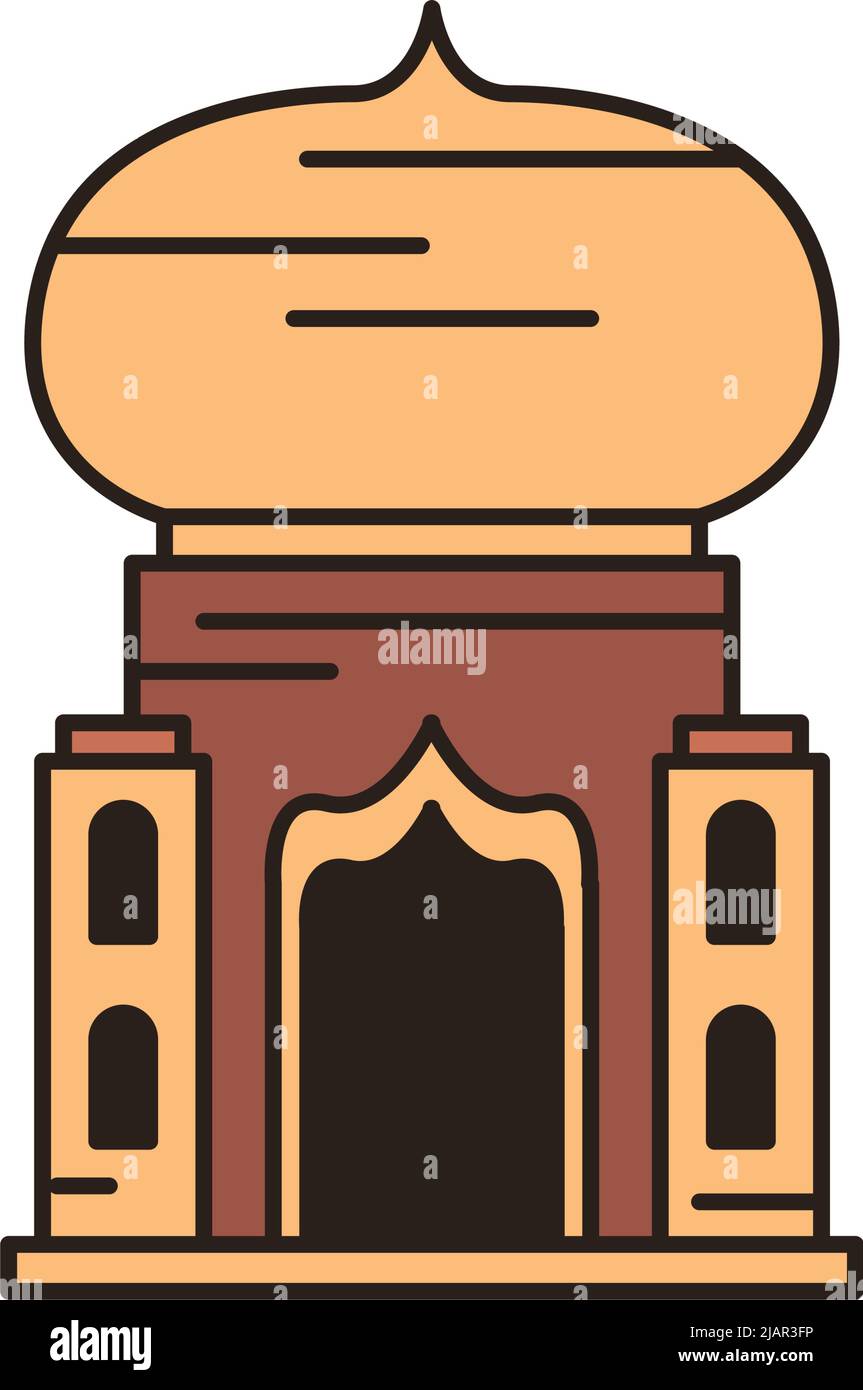 flat indian building design Stock Vector Image & Art - Alamy