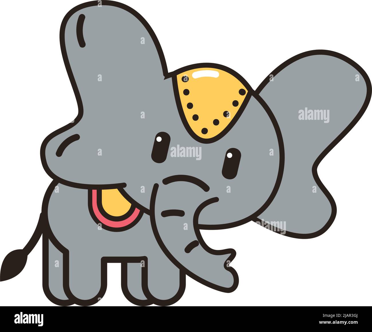 flat indian elephant illustration Stock Vector Image & Art - Alamy